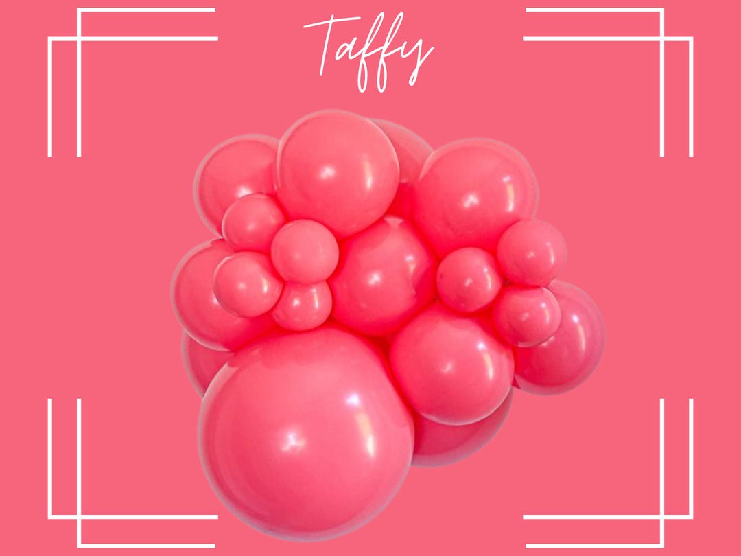 Taffy Tuftex Balloons | Taffy Pink Biodegradable Latex Balloons, Rose ...
