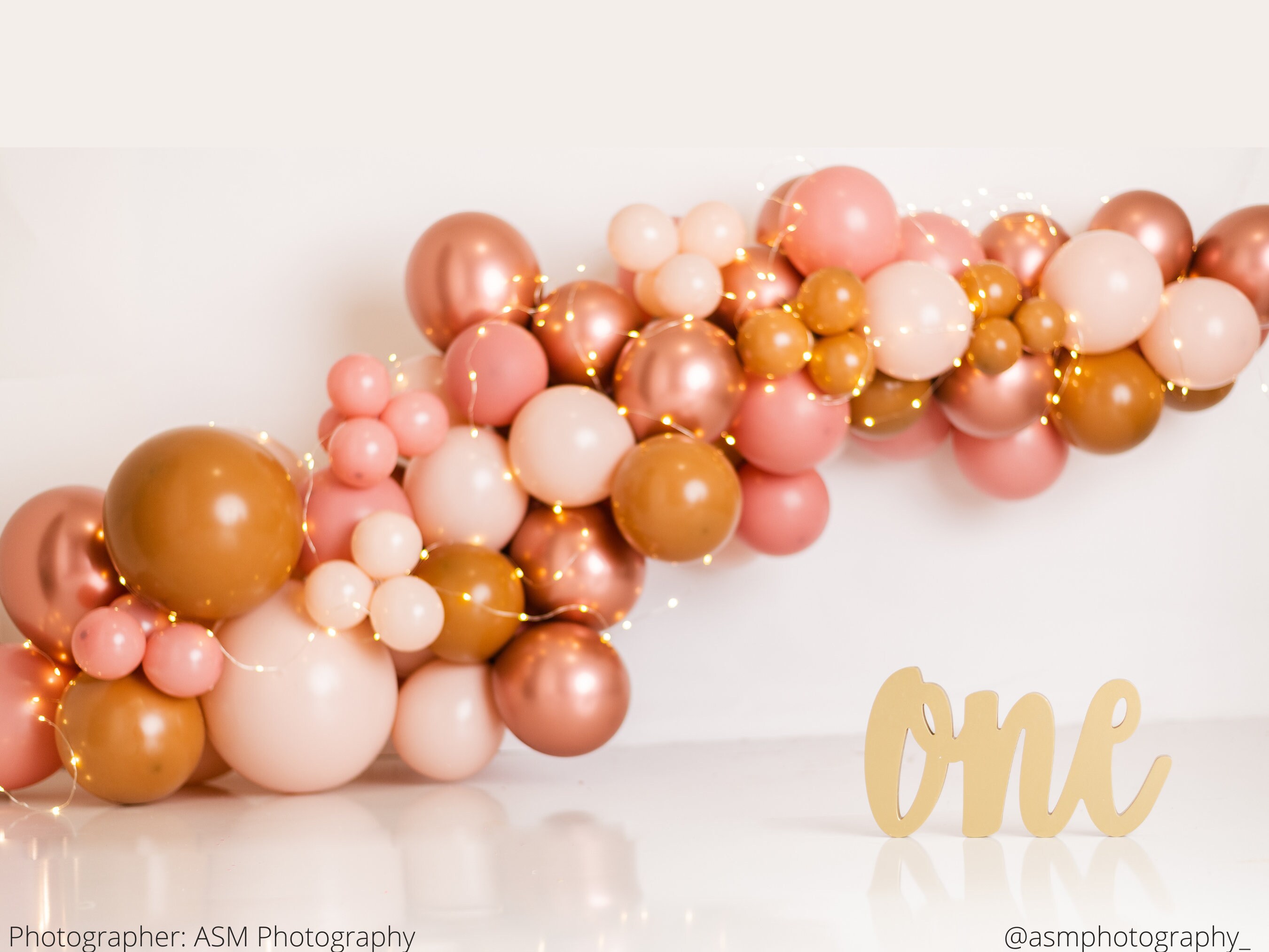 Blush Pink Balloon Garland Kit / Dusty Pink Caramel Brown Rose | Etsy