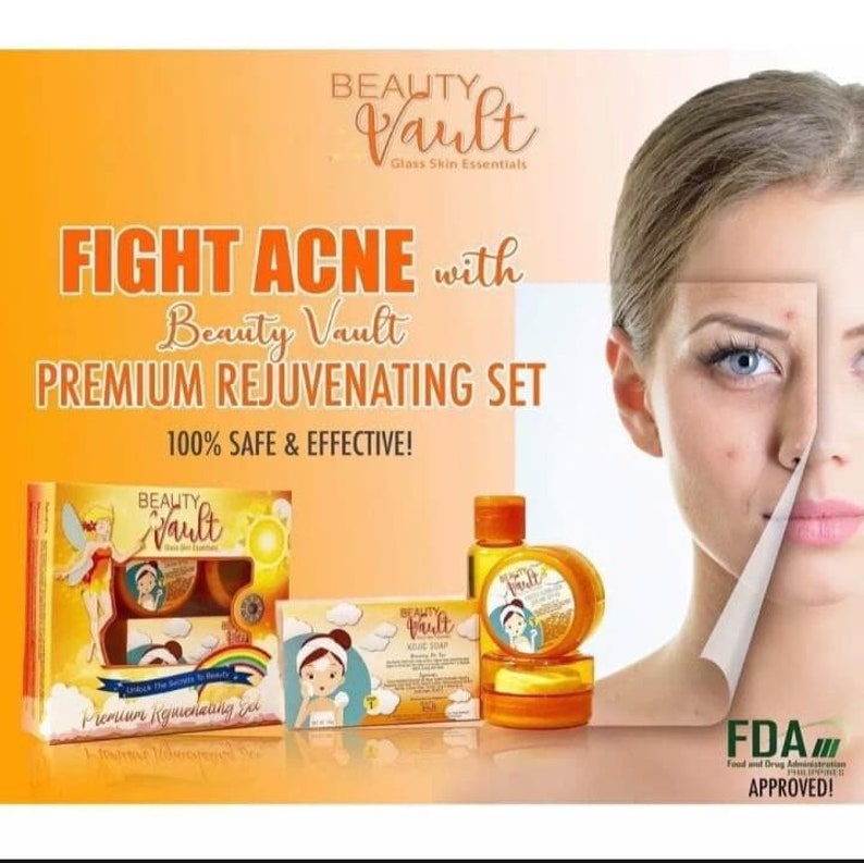 Beauty Vault Rejuvenating Set Acne Pimples Lightening Dark Etsy