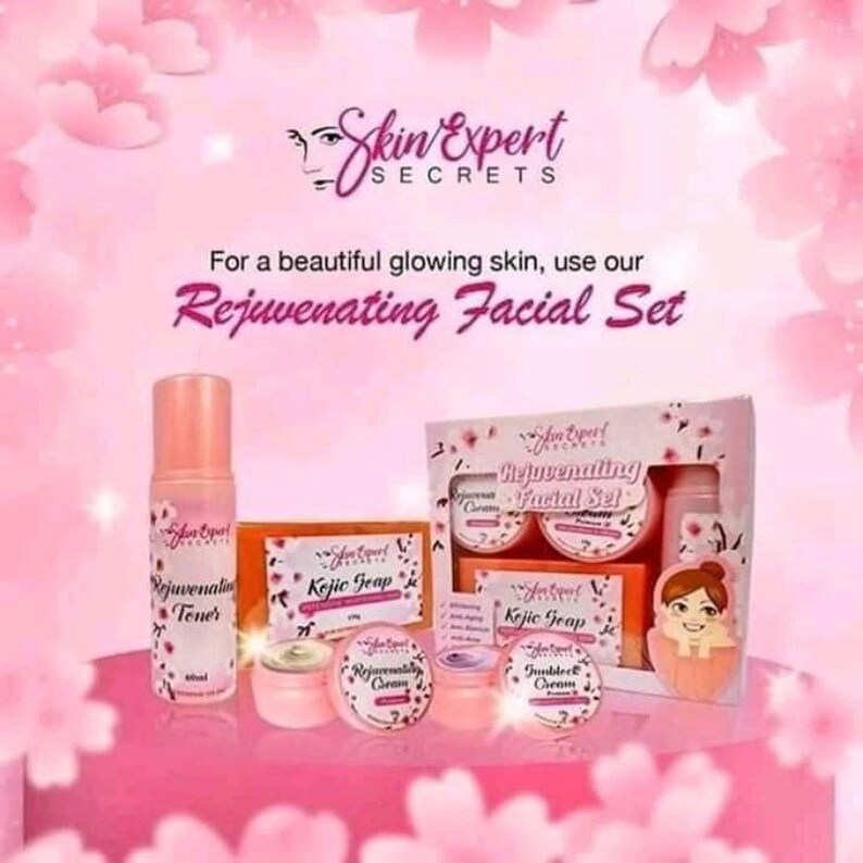 Skin Expert Rejuvenating Facial Set Cleansing Whitening | Etsy