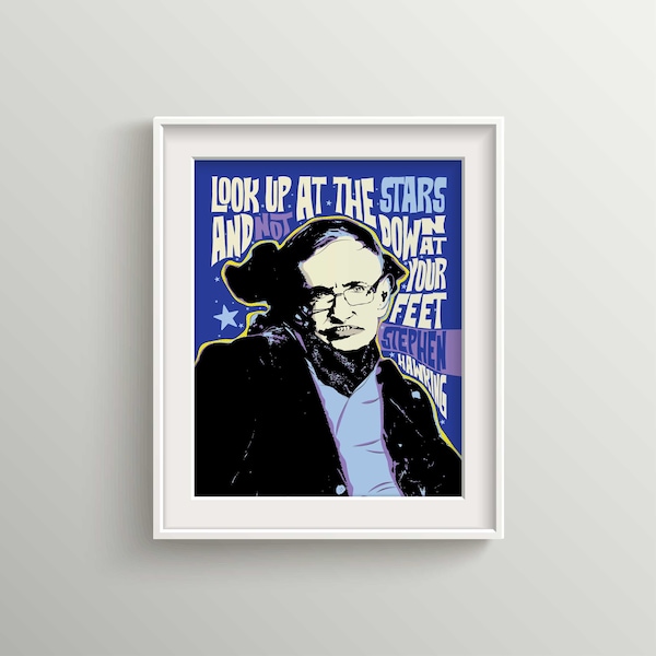 Stephen Hawking - Etsy