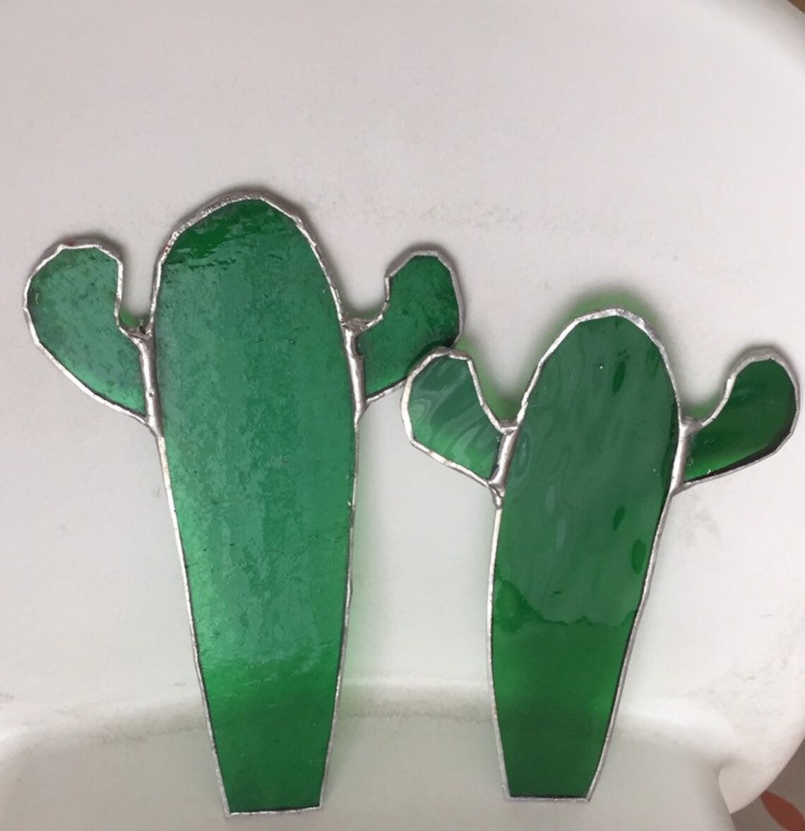 Cactus vitrail à planter | Etsy
