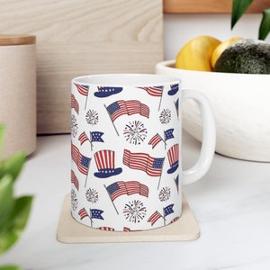 July 4th, Coffee Mug, E Pluribus Unum, USA Pride, Patriotic Hot ...