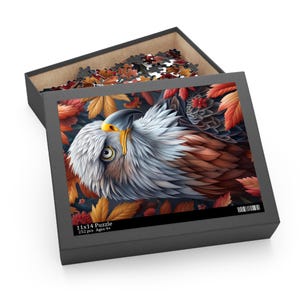Puzzle, Bald Eagle Puzzle, Jigsaw Puzzle, Bird Puzzle, Adult Puzzle ...