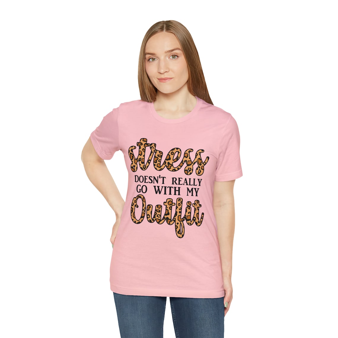 Stress Doesn't Really Go With My Outfit Shirt, Stressed T-shirt ...