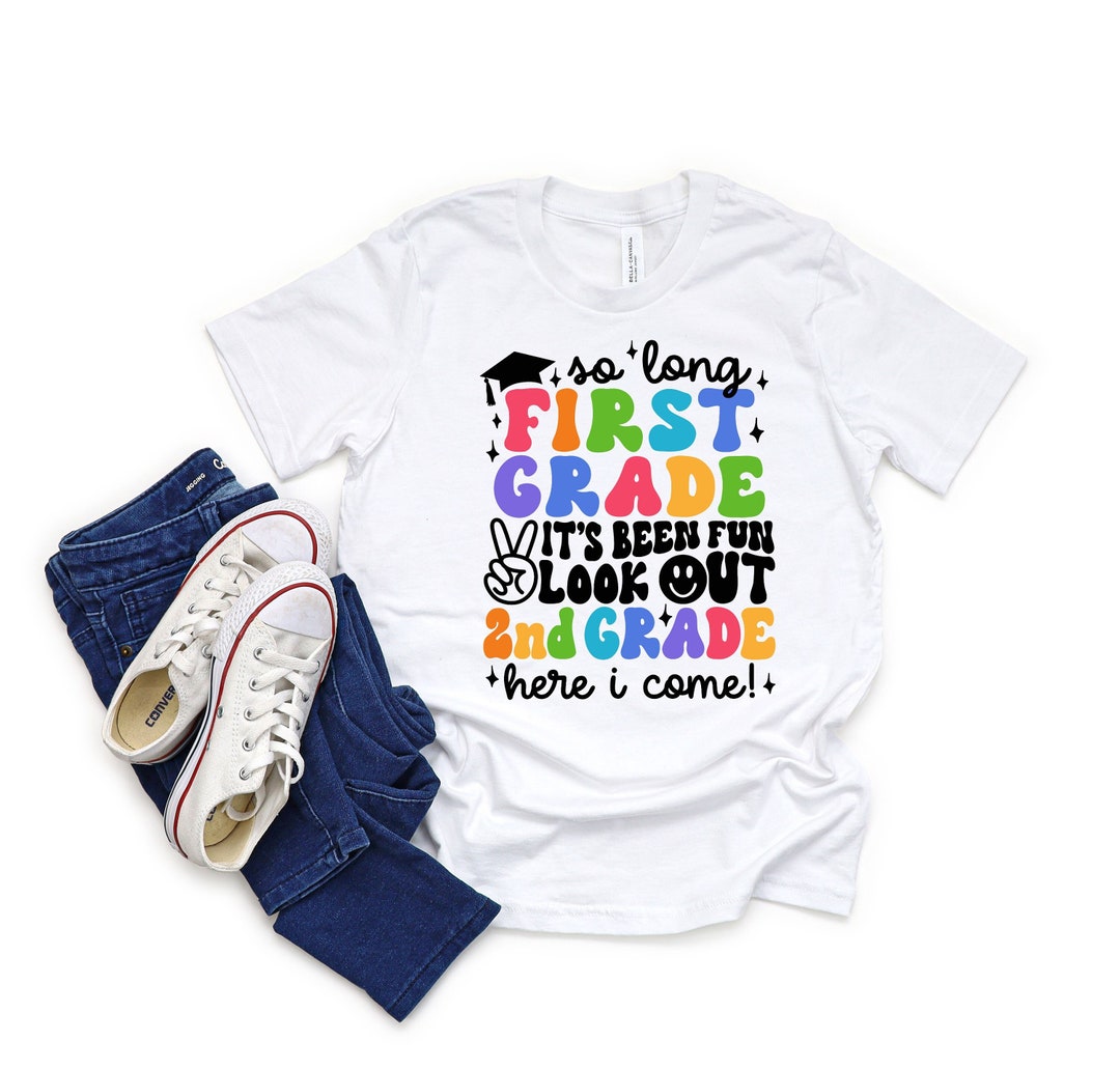 So Long First Grade Shirt - Etsy