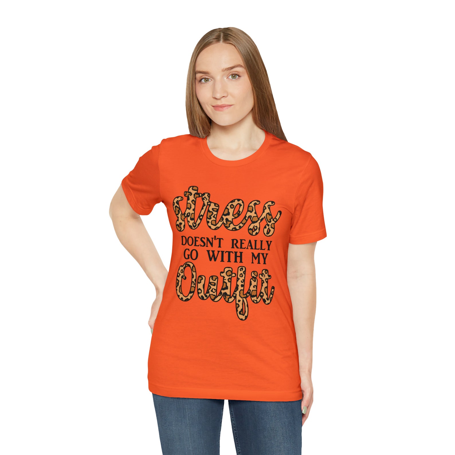 Stress Doesn't Really Go With My Outfit Shirt, Stressed T-shirt ...