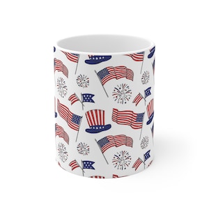 July 4th, Coffee Mug, E Pluribus Unum, USA Pride, Patriotic Hot ...