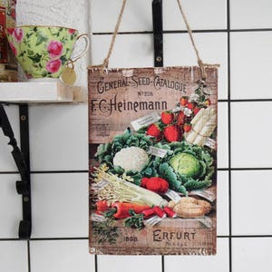 Vegetable Wooden Sign Kitchen Art Sign Vegetable Kitchen - Etsy