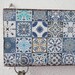 Blue Key Holder for Wall Patchwork Key Holder Patchwork Wood - Etsy