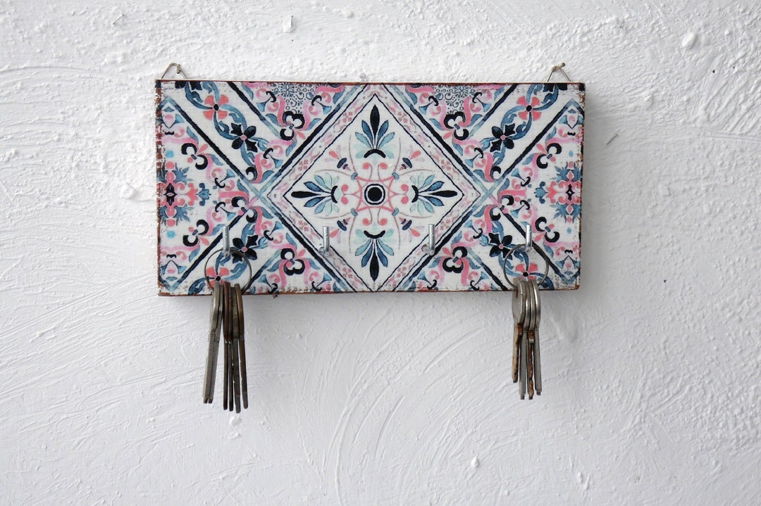 Key Holder Pink Key Rack Ornament Wall Decor Key Holder for - Etsy