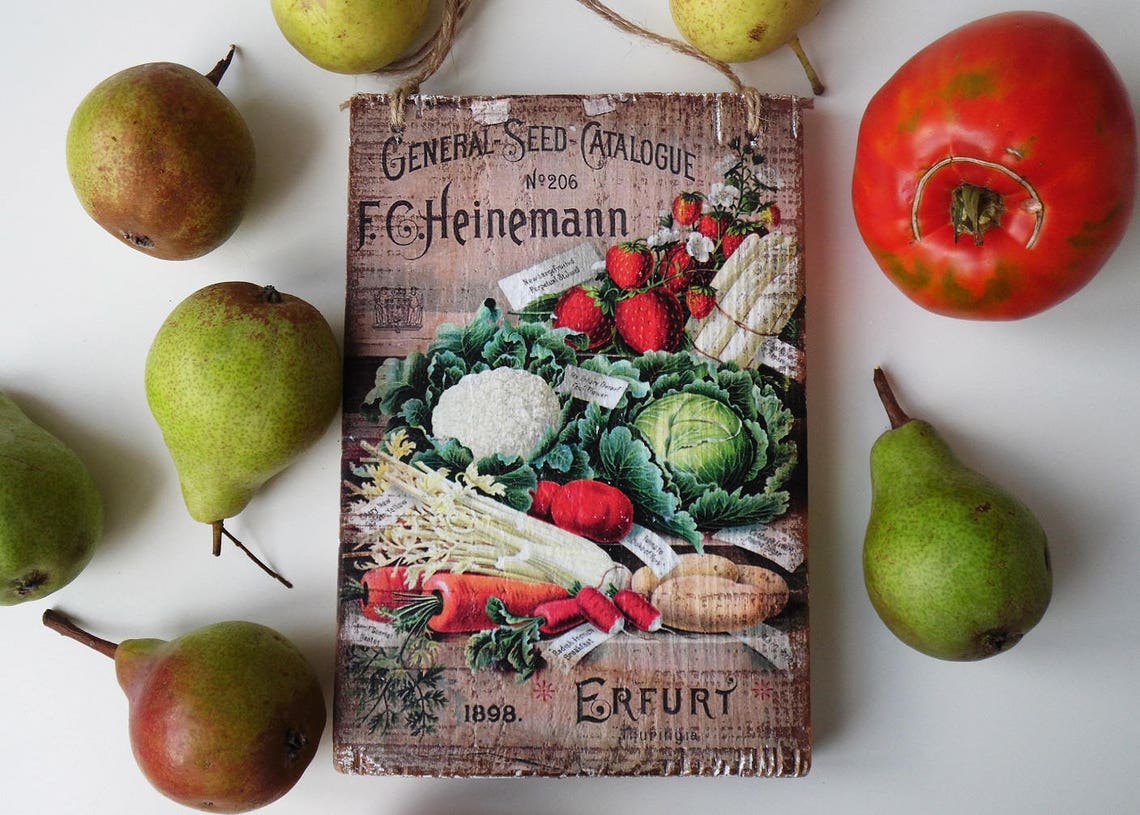 Vegetable Wooden Sign Kitchen Art Sign Vegetable Kitchen - Etsy