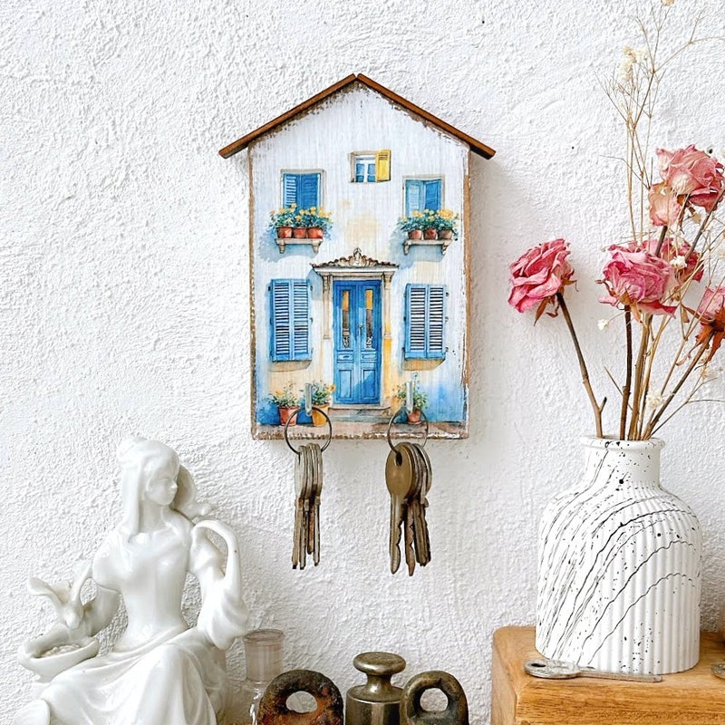 Decorative Wall Key Holder - Etsy