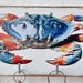 Crab Key Holder for Wall, Nautical Key Hook, Blue Crab Wall Decor - Etsy