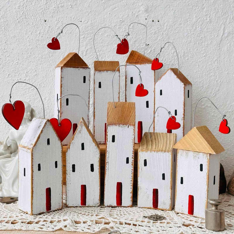 Wooden Houses Decor - Etsy