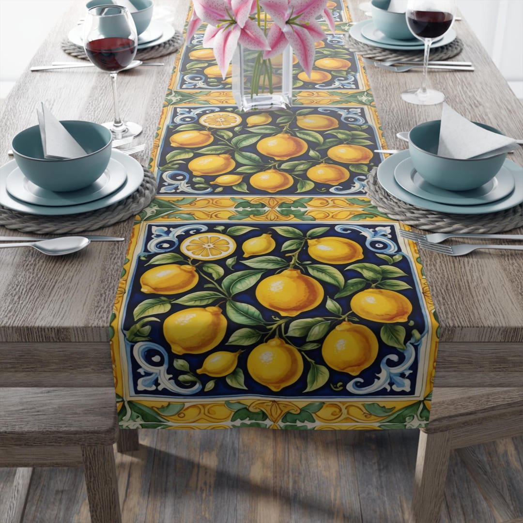 Lemon Majolica, Sicilian Style, Tile, Italian Inspired, Mediterranean ...