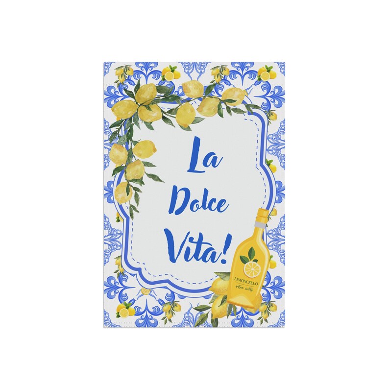 Italian Summer Limoncello La Dolce Vita! Lemon Tile, Amalfi Coast ...