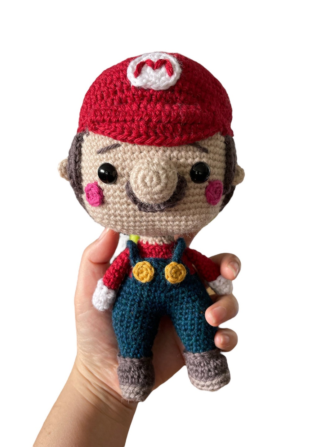 Super Mario in Wool / Super Mario Amigurumi Nintendo - Etsy