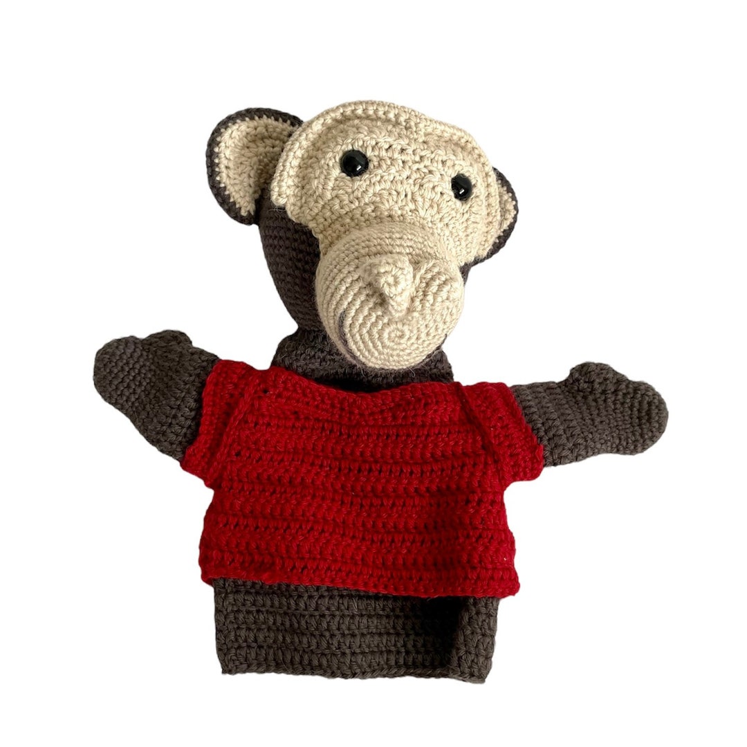 Wool Puppet Monkey / Monkey Puppet Amigurumi - Etsy