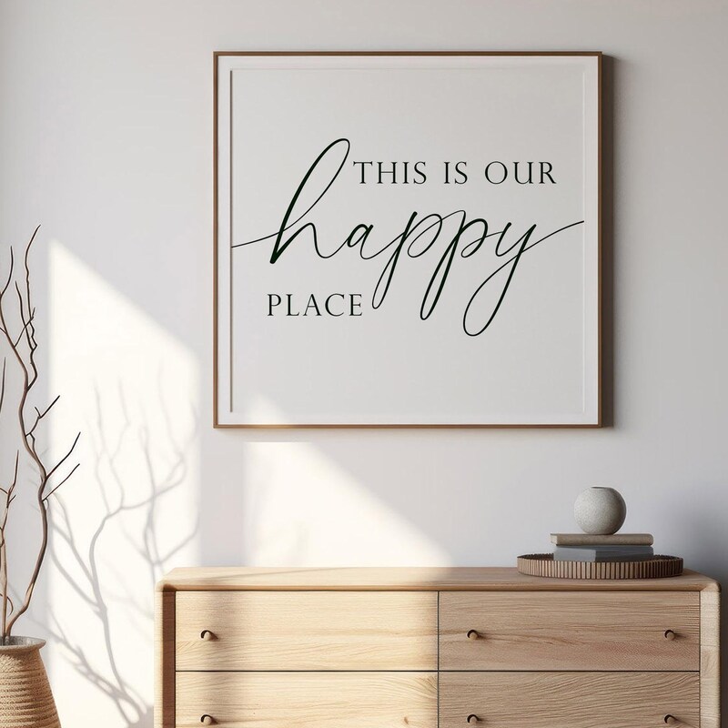 Happy Place Signs - Etsy