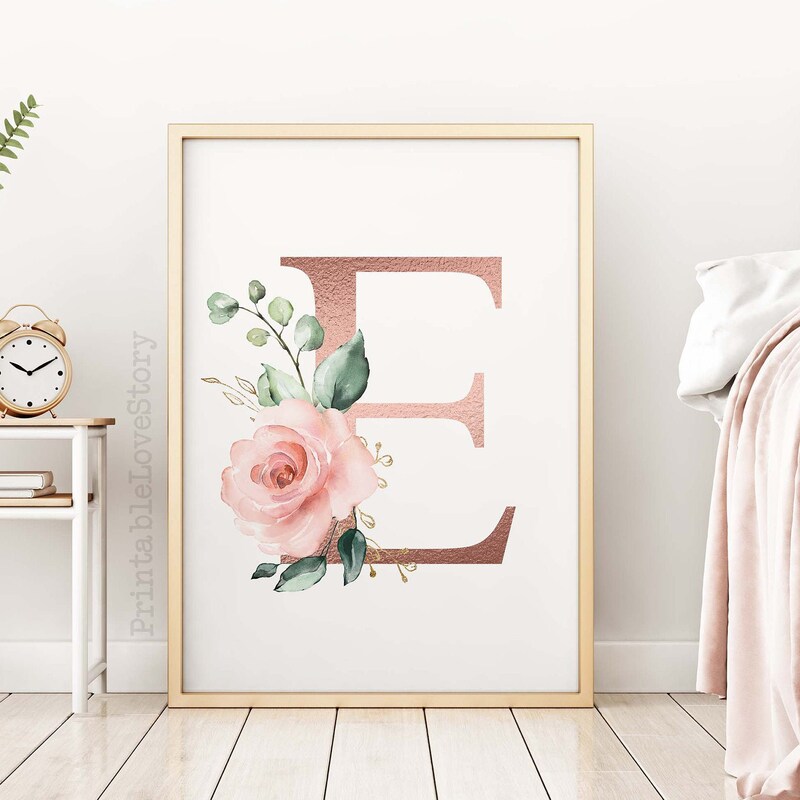 Letter E Wall Art - Etsy