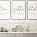 Kitchen Wall Decor,kitchen Printable Decor,kitchen Signs,come Gather in ...