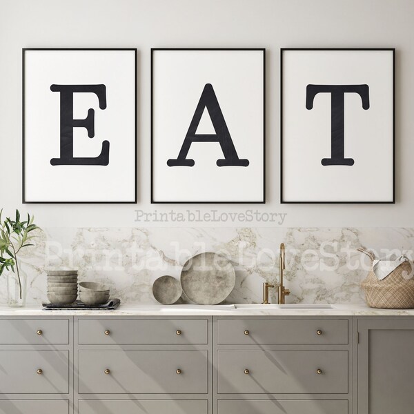 Kitchen Letters - Etsy