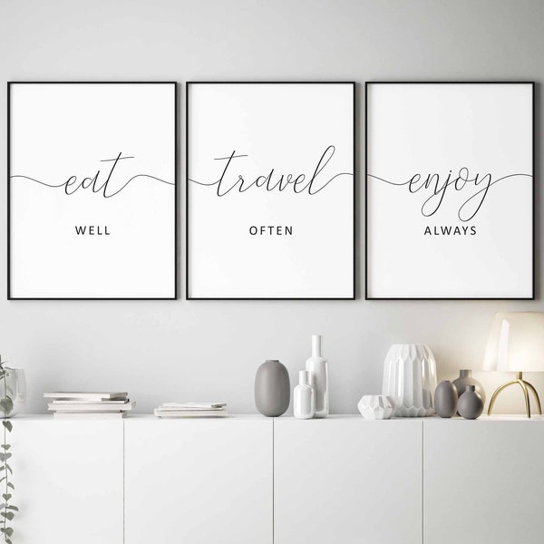Eat Well Print - Etsy