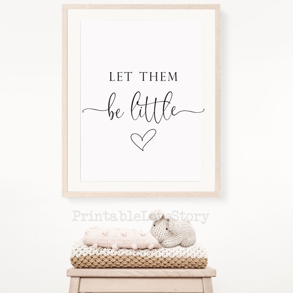 Let Them Be Little - Etsy