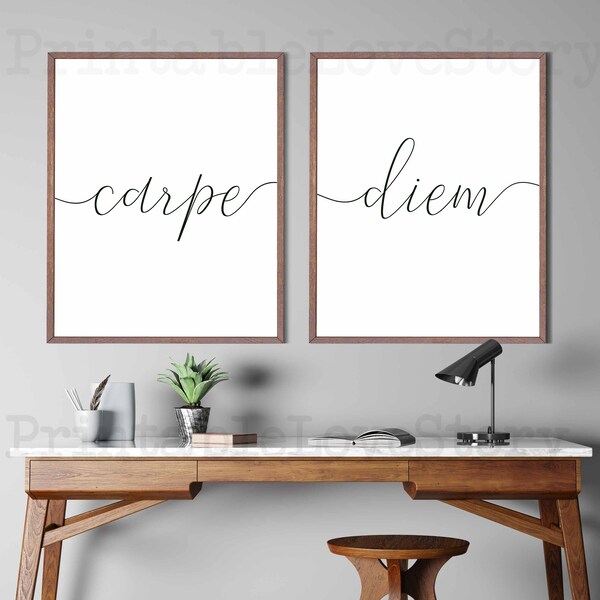 Carpe Diem Poster - Etsy