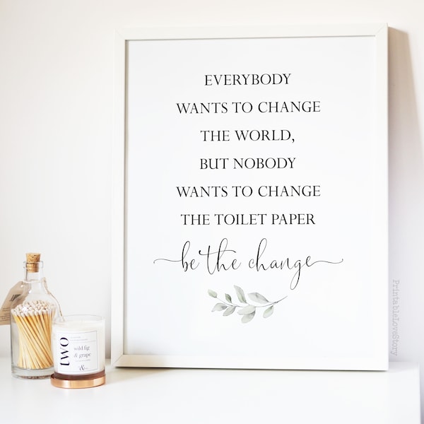 Everybody Wants to Change the World but Nobody Wants to Change the ...