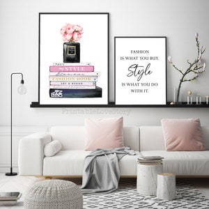 Fashion Poster,fashion Wall Art,dressing Room Decor,fashion Art Set ...