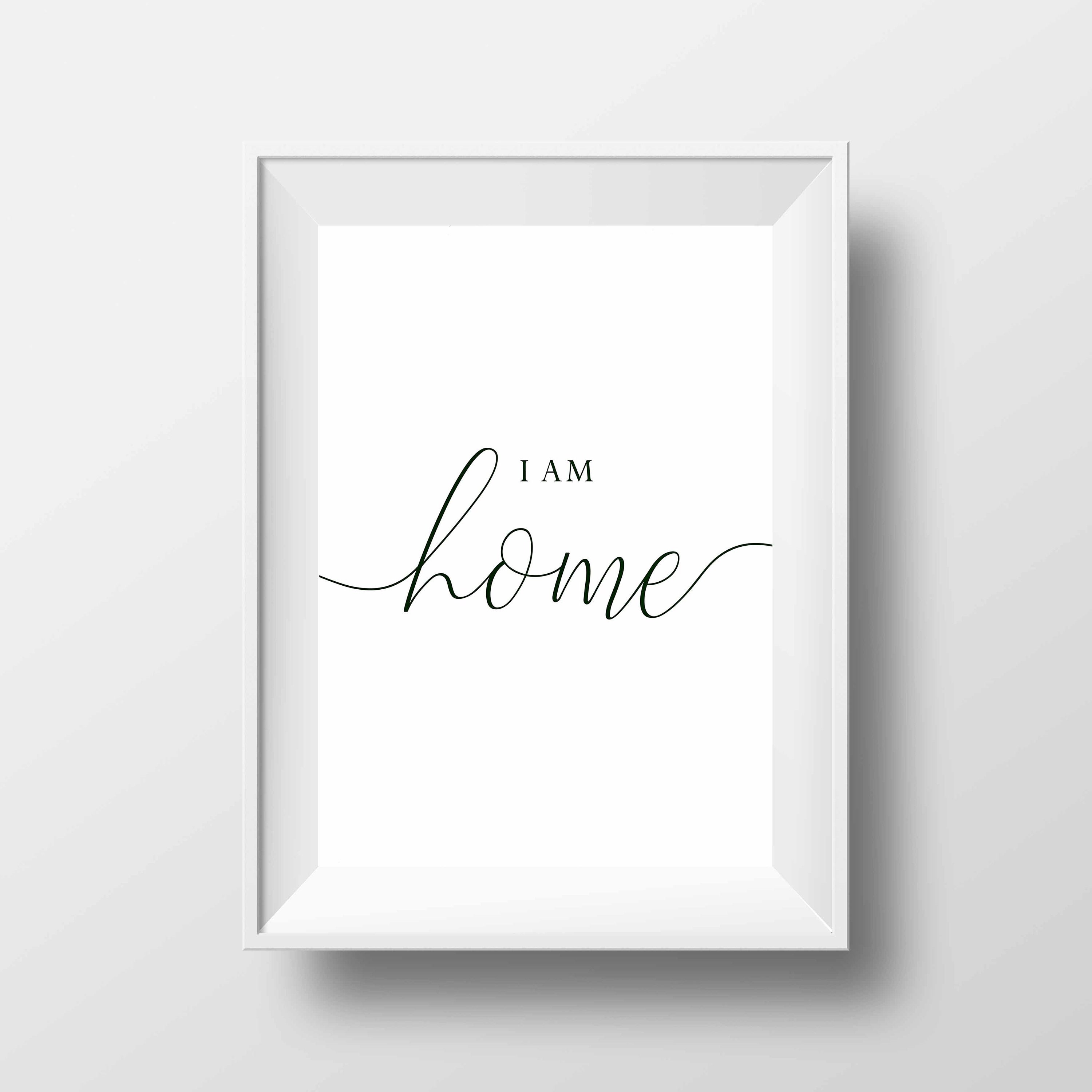 With You I Am Home Prints, Couples Bedroom Wall Art (digital Download ...