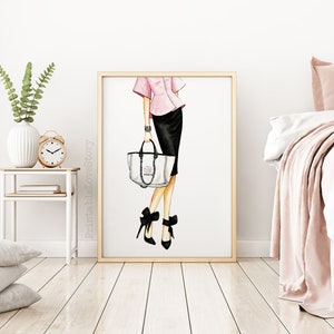 Fashion Poster,fashion Wall Art,dressing Room Decor,fashion Art Set ...