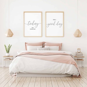 Printable Wall Art,today is a Good Day for a Good Day,set of 2 Prints ...