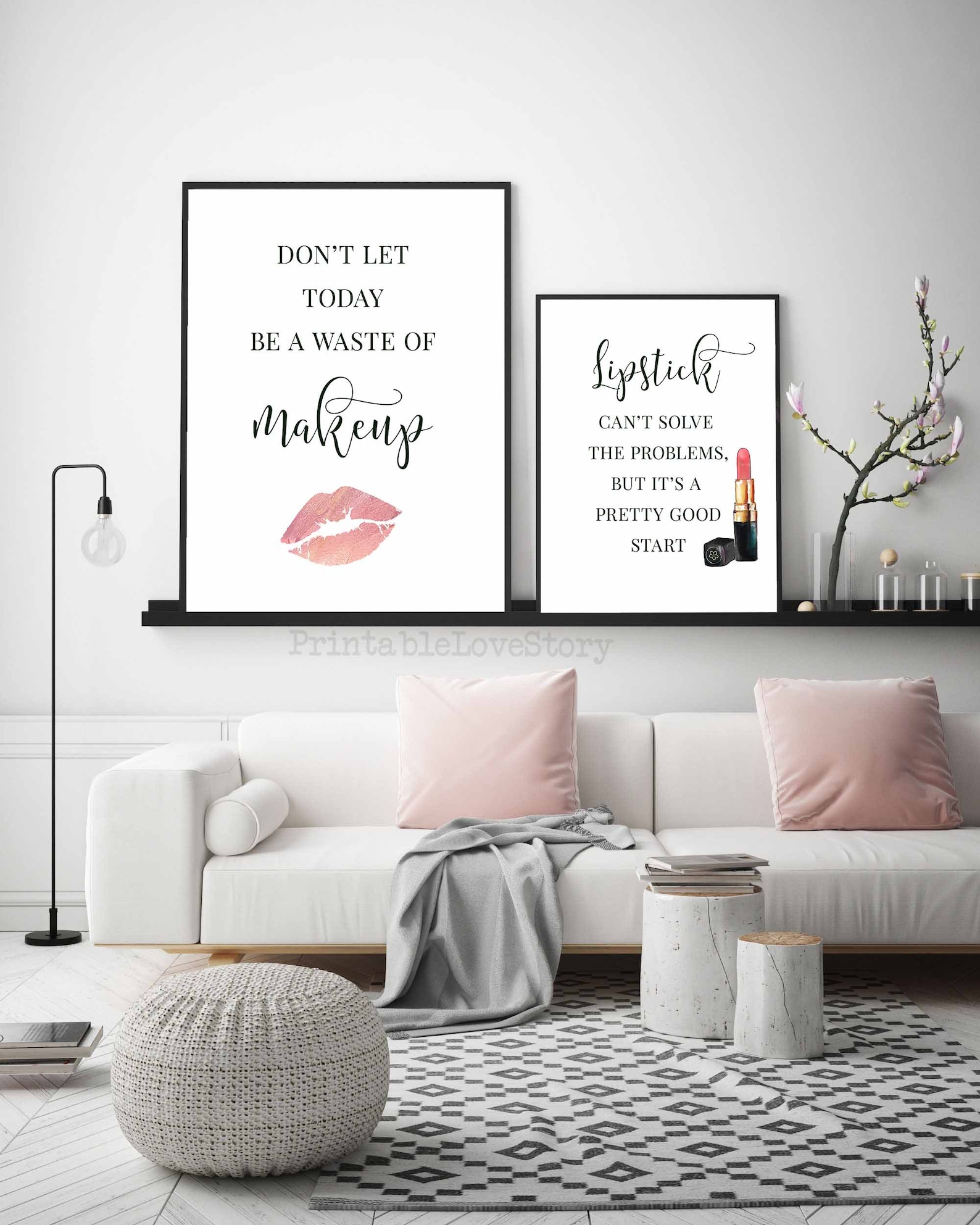 Makeup Wall Artmakeup Printssalon Decoreyelash Decormakeup - Etsy Australia