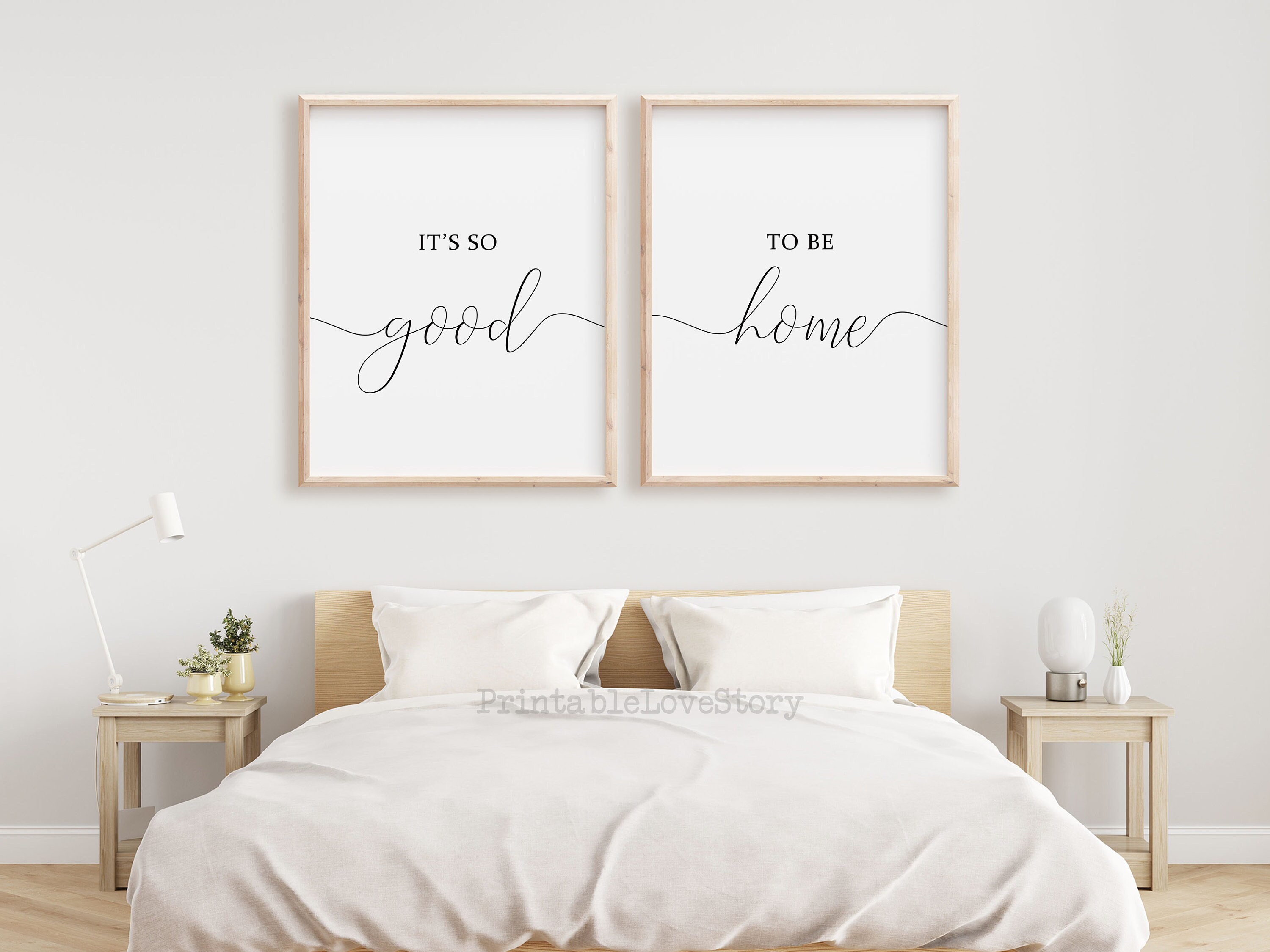 It's so Good to Be Home Printableset of 2 Printsliving - Etsy