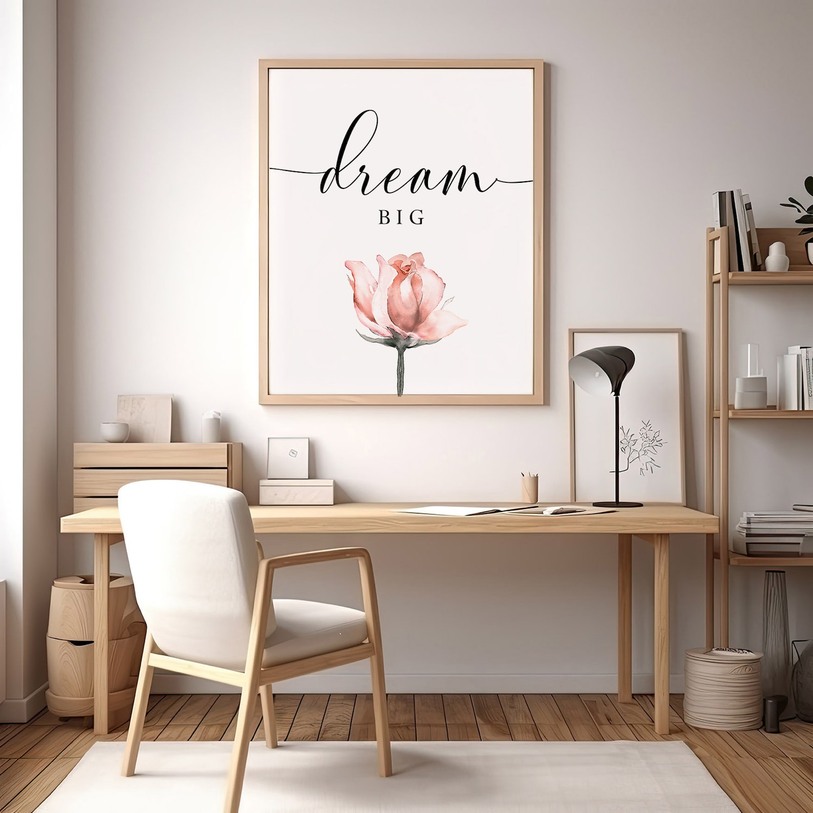 Office Decor,work Hard,dream Big,never Give Up,inspirational Quotes ...