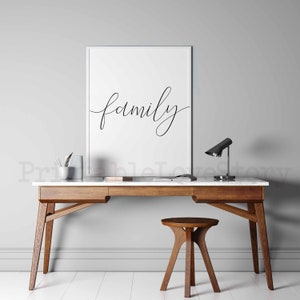 Family Signfamily is a Gift That Lasts Foreverprintable Wall - Etsy