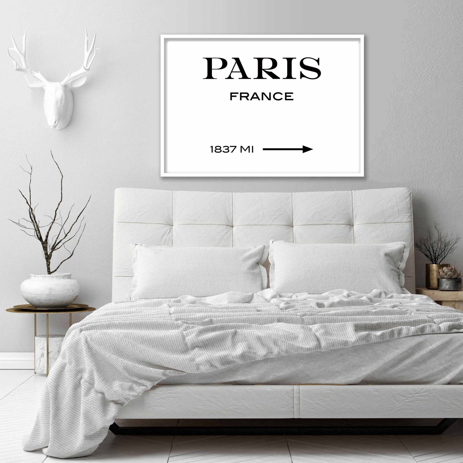 Paris Wall Art Print Set, Eiffel Tower, Chandelier (digital Download ...