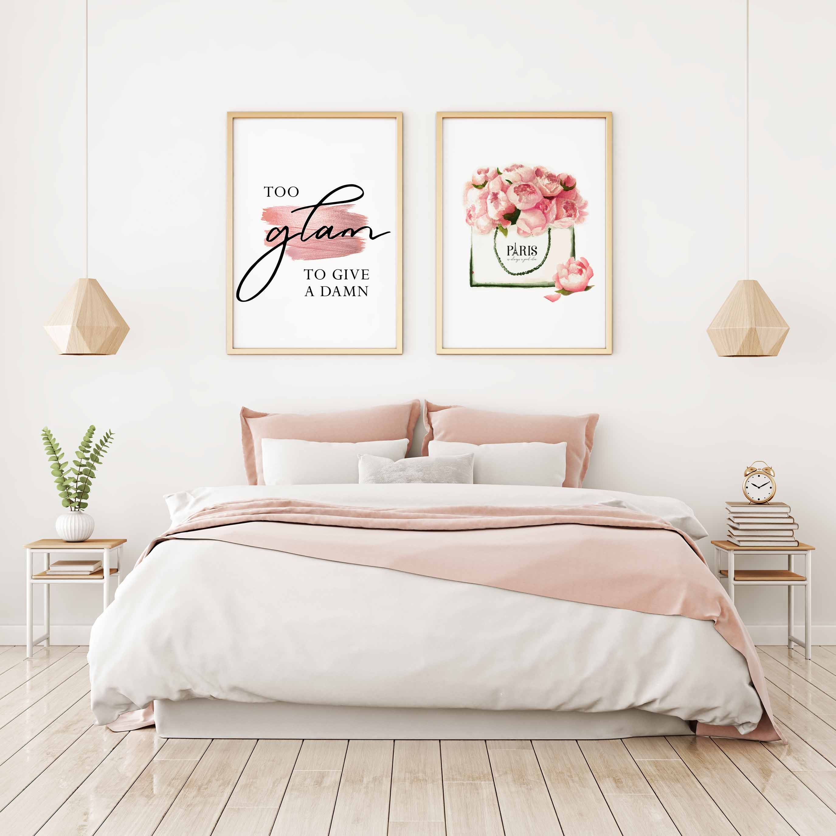 Fashion Wall Artfashion Posters Setset of 6 Printsbeauty | Etsy