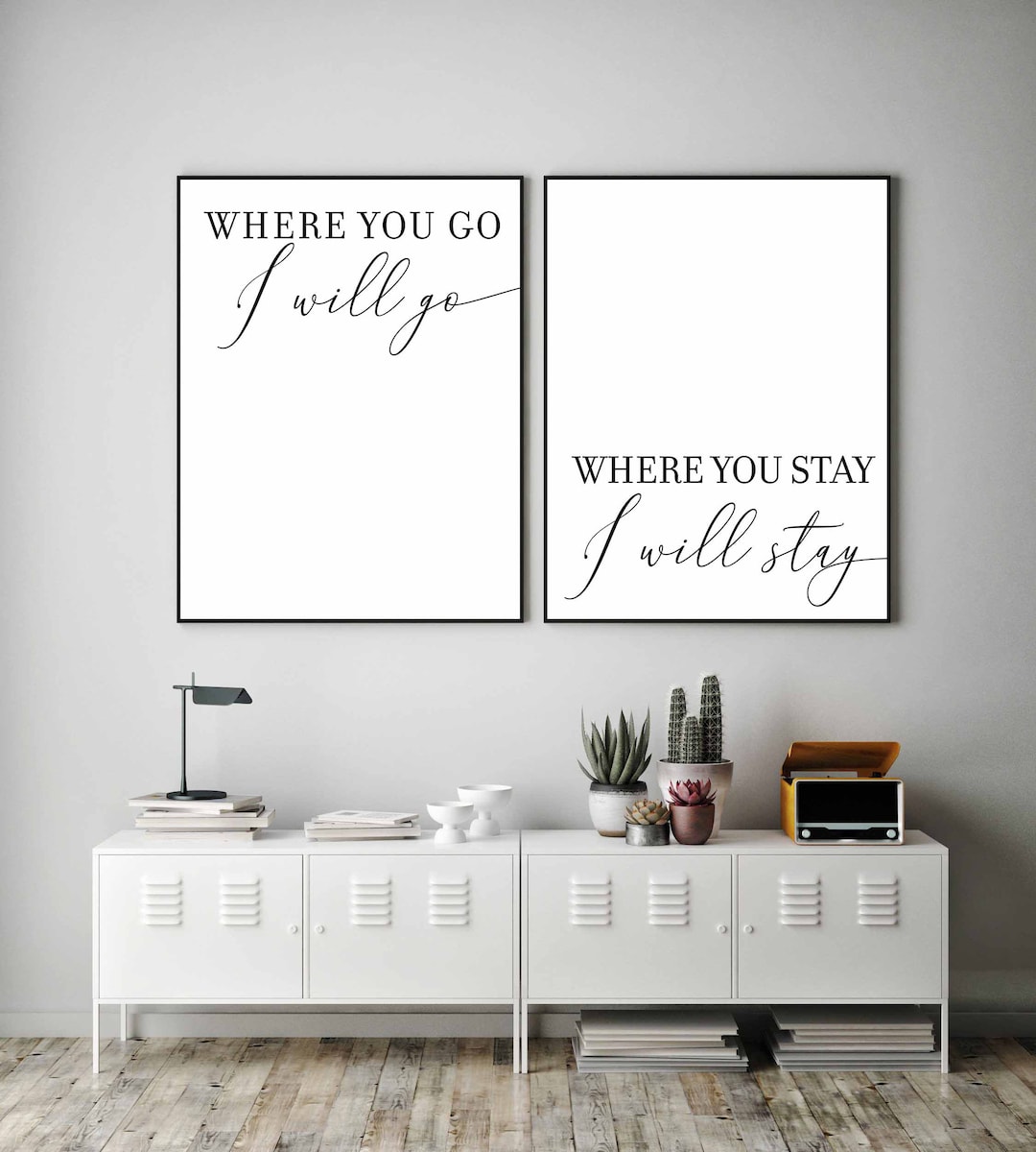 Where You Go I Will Go Where You Stay I Will Stay,home Decor Sign ...