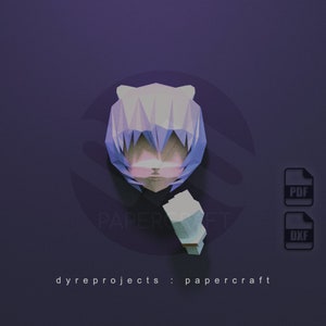 DIY Lowpoly Papercraft, Rei, Sculpture, DIY, Decoration, Wall, Origami ...