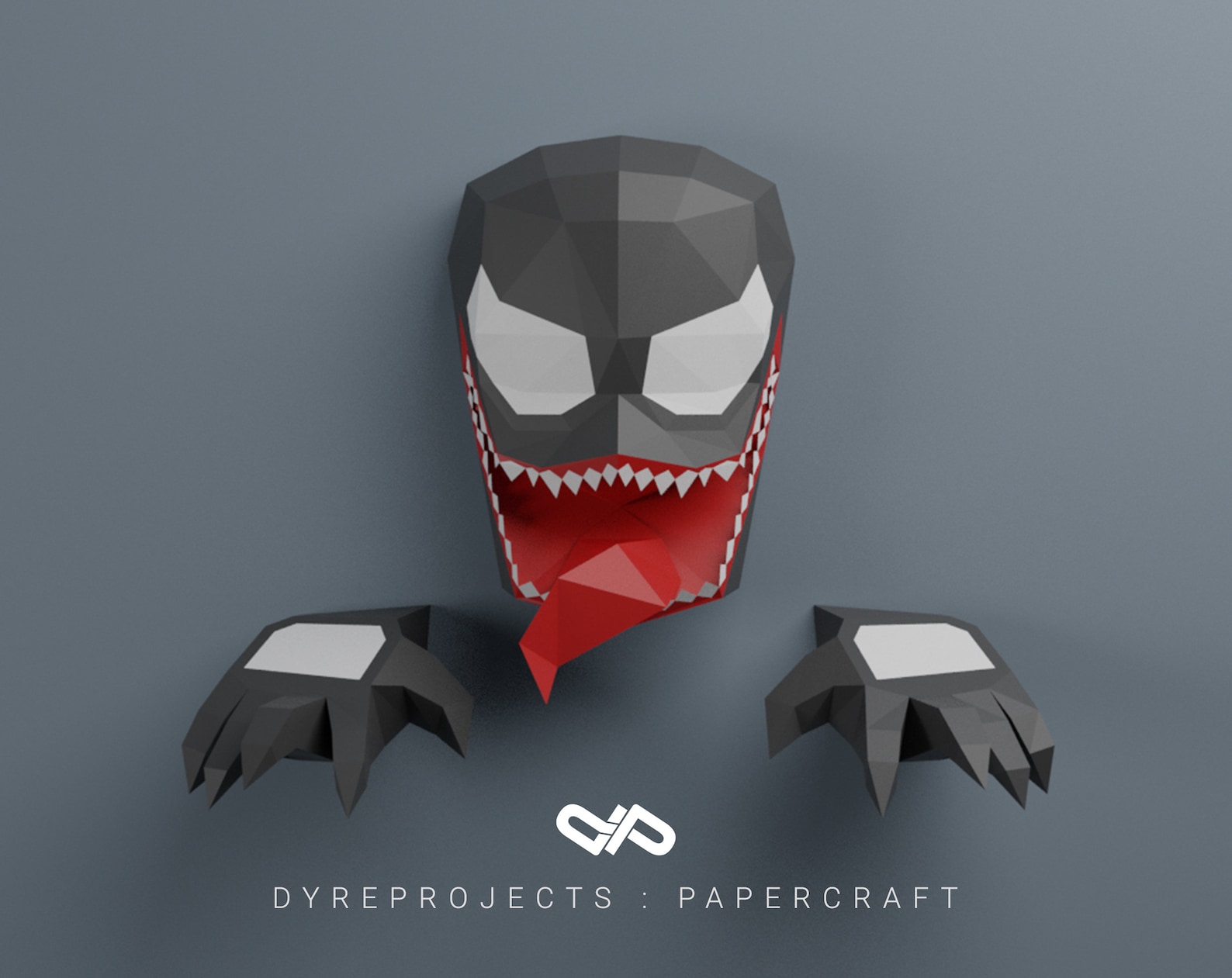 DIY Lowpoly Papercraft Venom Sculpture DIY Decoration - Etsy