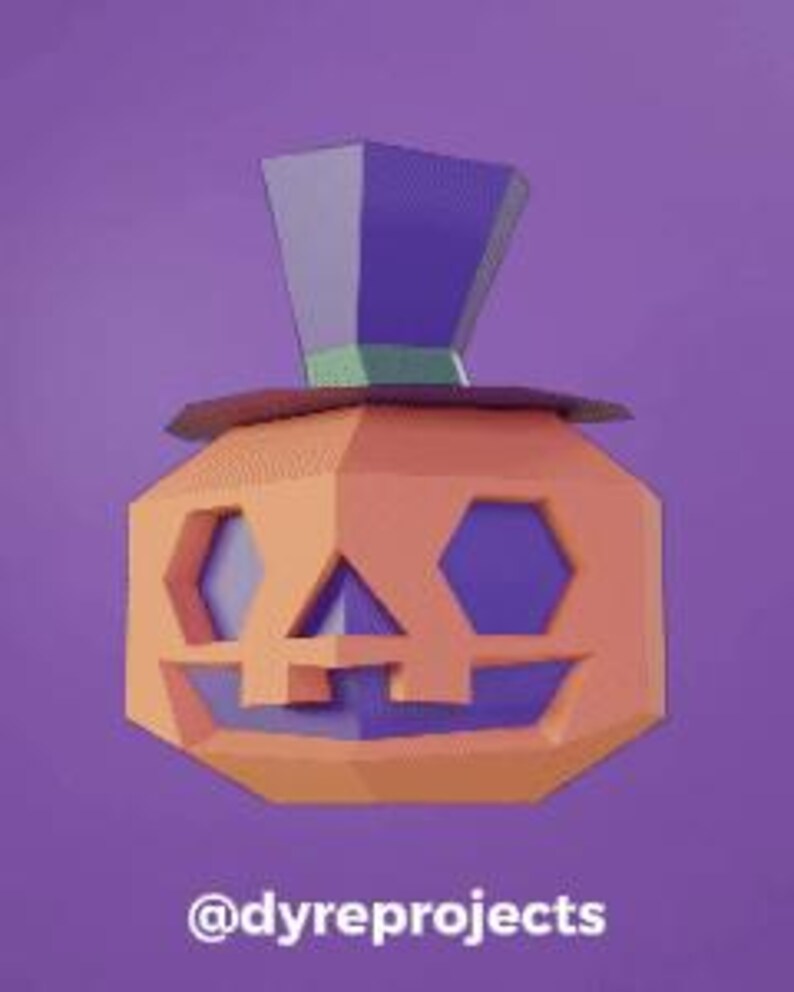 Pumpkin Headwall Papercraft Template – 3D DIY Wall Art Display ...