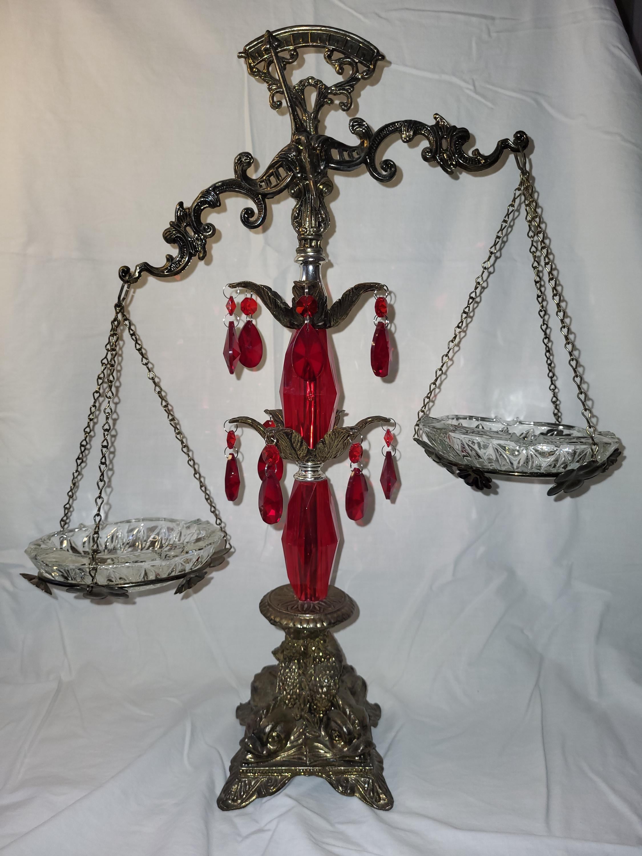 1960s-1970s Vintage Scales of Justice - Home Decor, Hanging Ashtrays ...