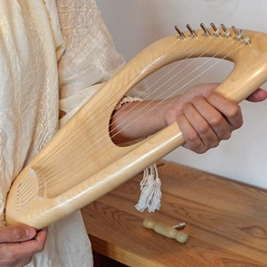 7 String Pentatonic Lyre Harp Personalized Musical Instrument - Etsy