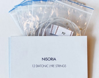 Lyre harp 12 String Diatonic Lyre Musical Instrument Ash - Etsy