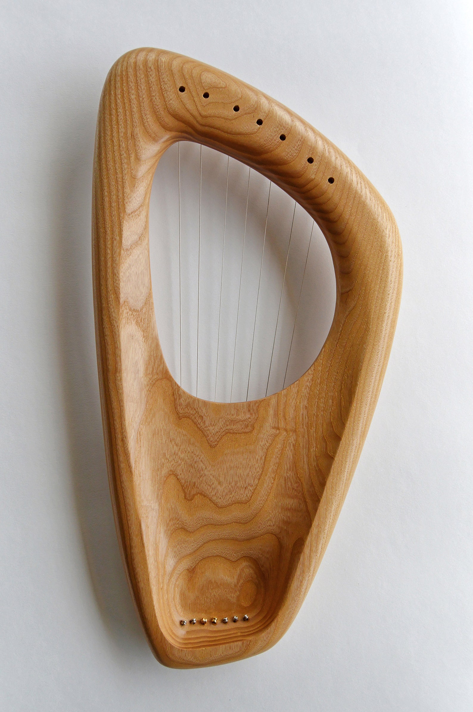 Lyre Harp, Pentatonic 7 String Musical Instrument, Ash Wood ...