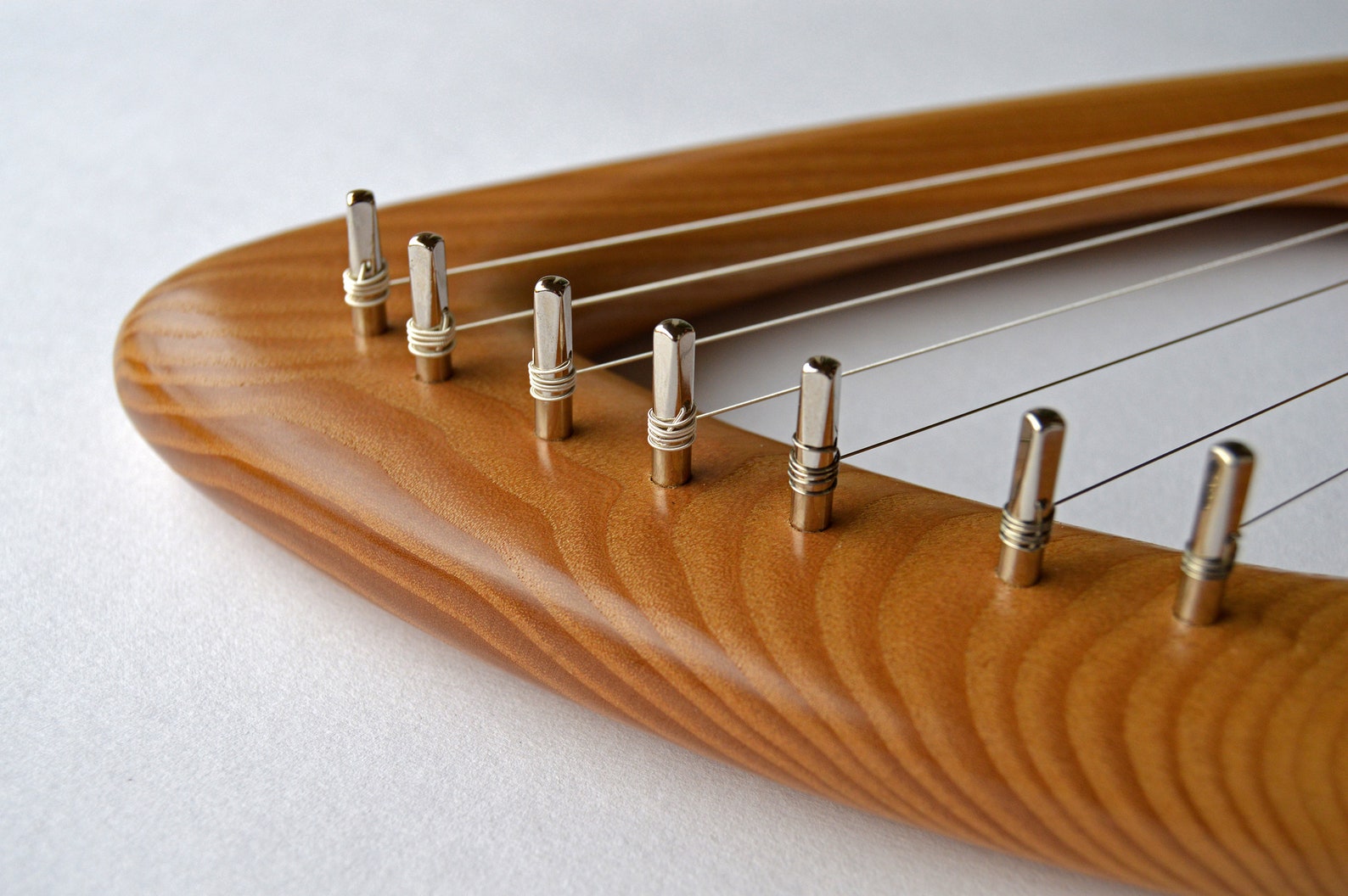 Lyre Harp, Pentatonic 7 String Musical Instrument, Ash Wood ...